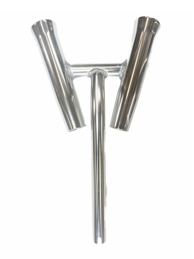 2-Way Fishing Rod Holder - 10" Flared Tulip - Kite Rod Holder - Polish ...